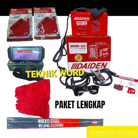 jual mesin las daiden mmai 120 inverter las daiden mmai 120 shopee