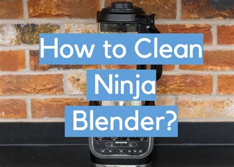How To Clean Ninja Blender CleanerProfy