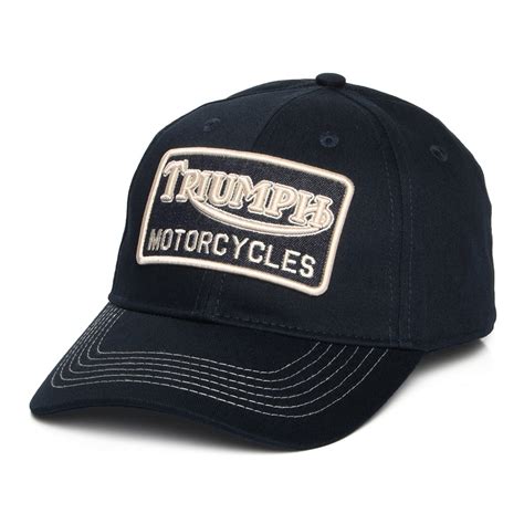 Triumph Motorcycles Forecourt Baseball Cap Aus Baumwolle Indigo