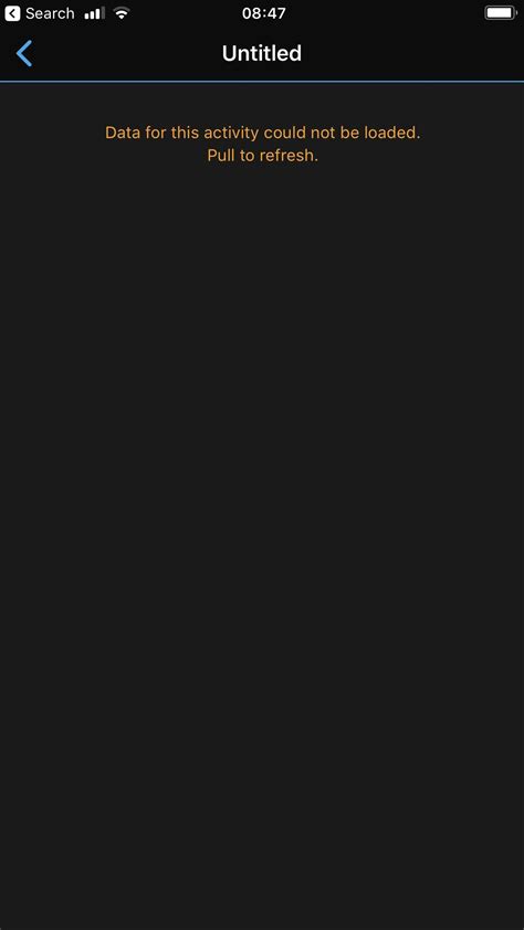 annoying bug on garmin connect for ios can t access any of my previous