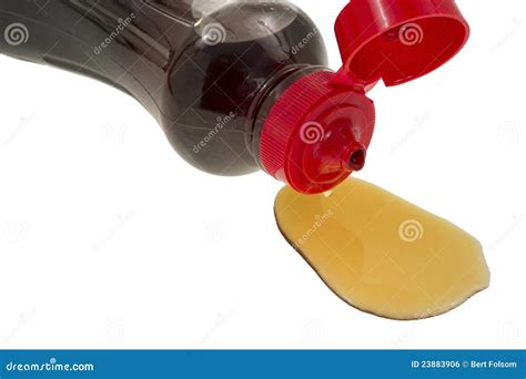 close view syrup spilling from container royalty free stock image
