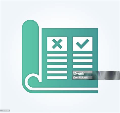 선택 이론 그라데이션 채우기 색상 및 종이 컷 스타일 아이콘 디자인 아이콘에 대한 스톡 벡터 아트 및 기타 이미지 아이콘 종이 거절 Istock