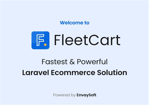 fleetcart laravel ecommerce system top new code