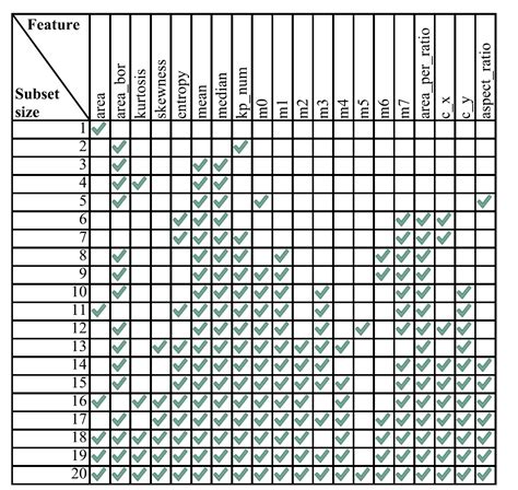 Optimal Feature Selection For Defect Classification In Semiconductor Wafers