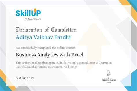 Aditya Pardhi On Linkedin Aditya Vaibhav Pardhi Has Successfully