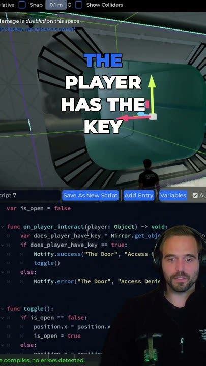 Using Gdscript In The Mirror Is Easy Youtube