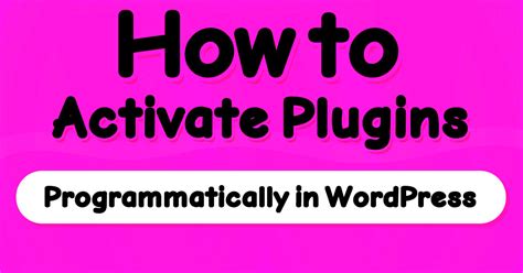 wordpress tutorial programmatically activate a plugin themespanda
