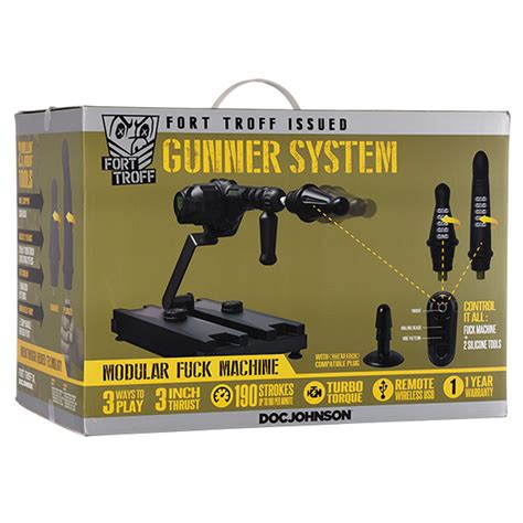 Fort Troff Gunner System 3 In 1 Modular Sex Machine Sex Toys Perth