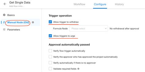 Workflow Configuration Hap