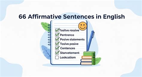 66 Affirmative Sentences In English Examples And Easy Guide