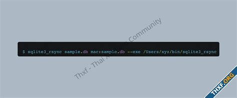 ข่าว Sqlite ออกเวอร์ชั่น 347 เพิ่มคำสั่ง Sqlite3rsync ซิงก์ฐานข้อมูลข้ามเครื่อง อ่านระหว่าง