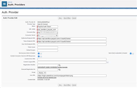 Apex Named Credentials With OAuth Getting AUTHENTICATION FAILURE Message On Save Salesforce