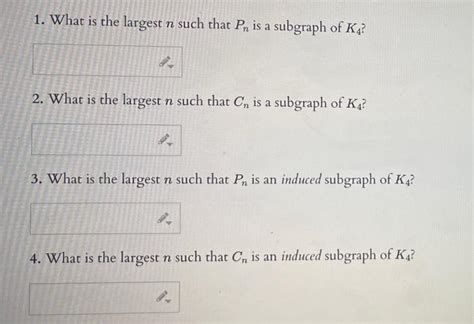 solved 1 how many edges does the cycle graph cu have 2