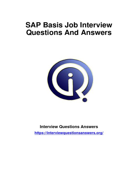 737sapbasisinterviewquestionsanswersguide Pdf Databases