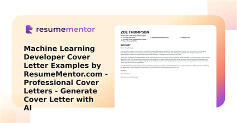 Cover Letter For Machine
