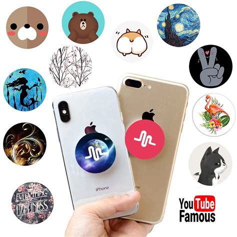Pop Socket Musical Personalized Phone Finger Holder Stretch Popsocket