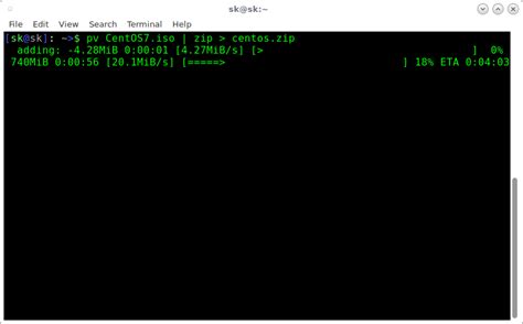 Use Pv Command To Monitor The Progress Of Data In Linux Ostechnix