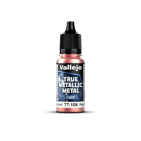 Ruby Red Light 18ml True Metallic Metal Vallejo 77106 • Canadas