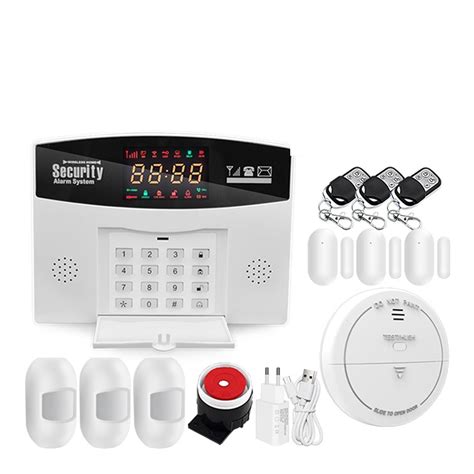 Tuya Wifi Gsm Alarm System Host Led Display Wireless Smart Home Burglar