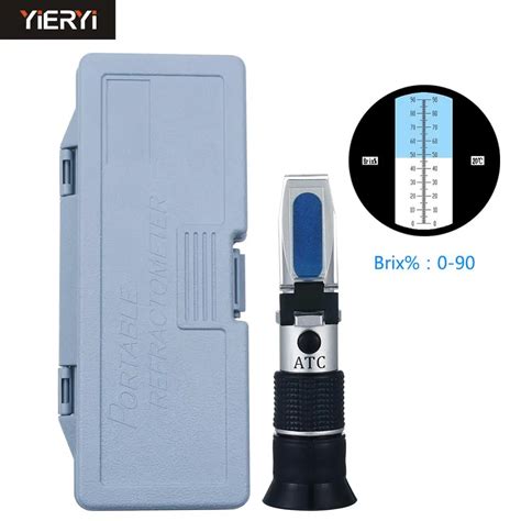 Refractometer Auto Handheld Brix Meter Refractometer 0 90