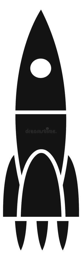 Shuttle Launch Icon Black Rocket Stock Vector Illustration Of Ship Development 261509551