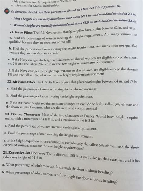 Solved Use These Parameters Based On Data Set 1 In Appendix