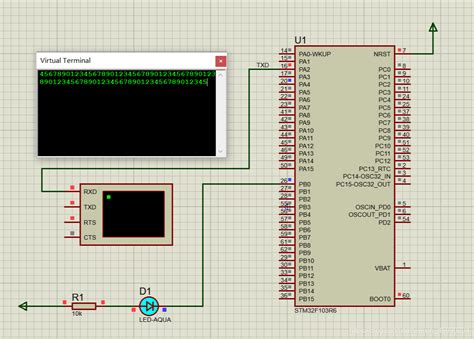 Stm32的dma模块及protues仿真实验proteus Dmaleftcoast的博客 Csdn博客