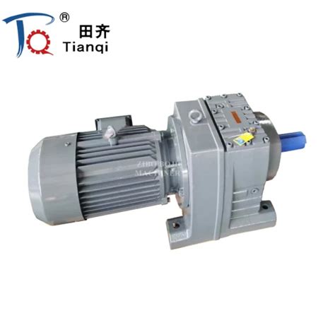 R RF Series Coxial Inline Shaft Speed Reducer Gearbox Helical Gear Motor Helical Gear Motor