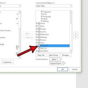 How To Add The Developer Tab In Word 2016 Solve Your Tech