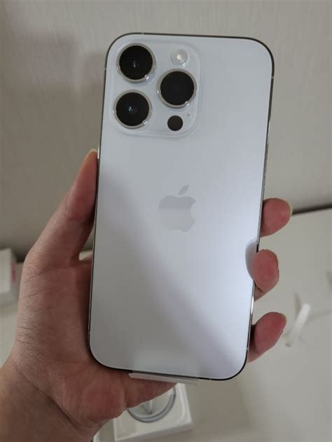 아이폰14pro 실버 블랙 개봉기