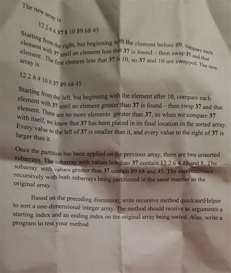 Solved Ksort Uses Ory The Recursive Sorting Technique Called