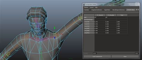 Skinning A Character In Maya Using Component Editor
