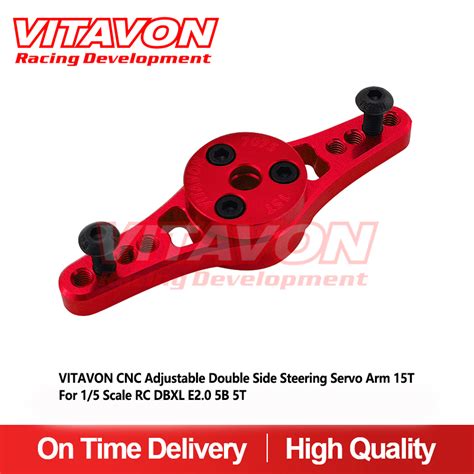 Vitavonvitavon Cnc Alu7075 Adjustable Double Side 15t Servo Arm For Losi Dbxl5b5t Vitavon