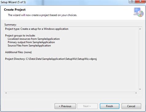 Visual Studio Windows Setup And Deployment Project