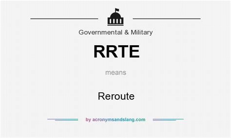 Rrte Reroute In Governmental And Military By