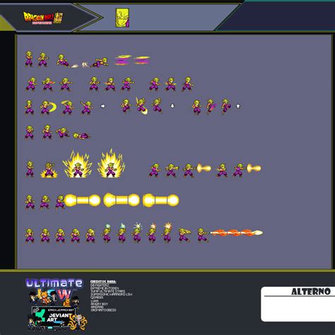 Ultimate Piccolo Dbs Sh Sprite Sheet By Erickjcrack507 On Deviantart