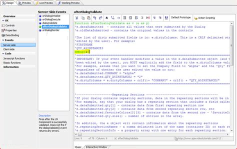 list control setvalue and getvalue methods of the ux component