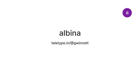 Albina Teletype