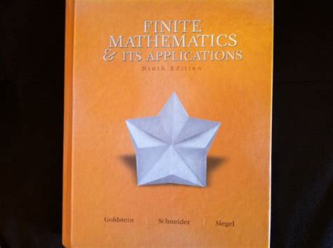 Finite Mathematics And Its Applications 9th Edition Goldstein Larry Joel Schneider David