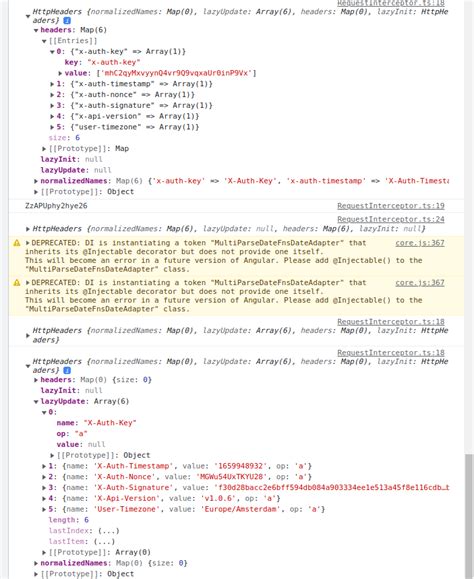 Headers Are Getting Switched To LazyUpdate Issue Angular Angular GitHub