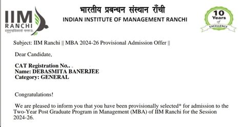 Debasmita Banerjee On Linkedin Iim Cat Mba 64 Comments