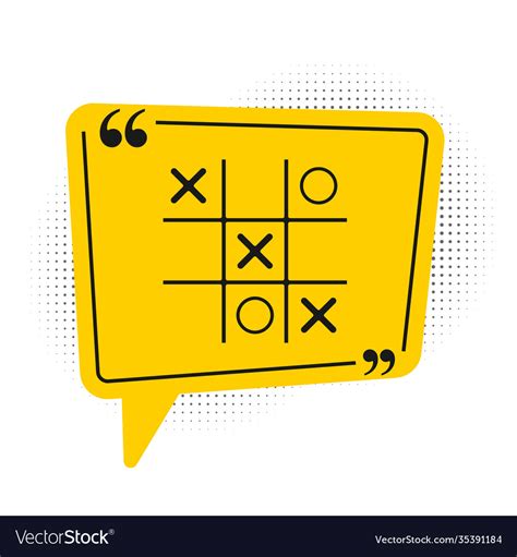 Black Tic Tac Toe Game Icon Isolated On White Vector Image