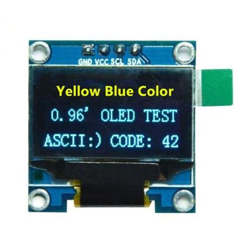Module LED LCD Oled pouces jaune bleu bleu blanc I c série IIC X pour écran Arduino