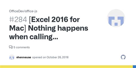 Excel For Mac Nothing Happens When Calling Office Context Ui Displaydialogasync Issue