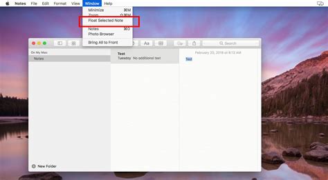 How To Pin A Note To The Top In Macos