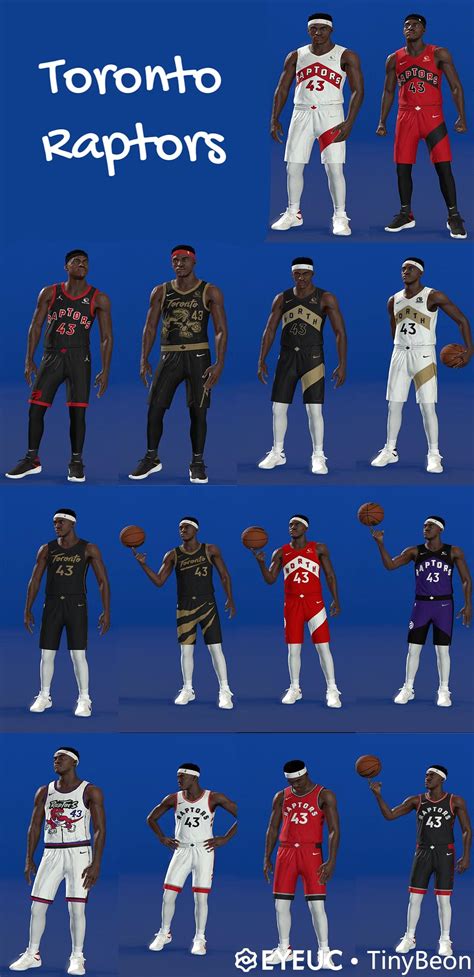 Nba 2k22 Toronto Raptors All Nike Jerseys Pack By Tinybeon