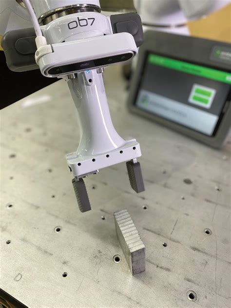 vision system added to productive robotics ob7 cobot