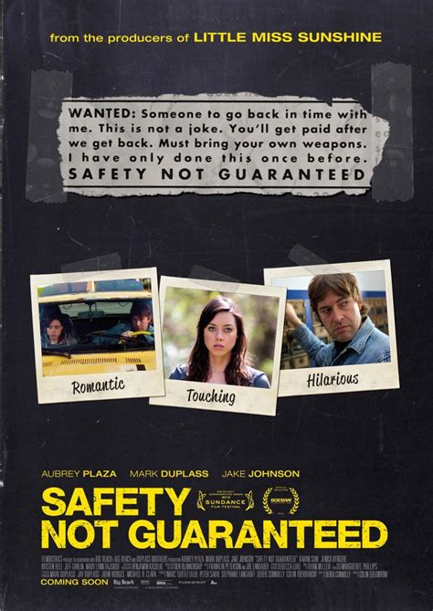 Aubrey Plaza Safety Not Guaranteed