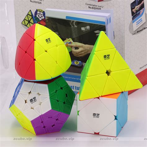 [clearance Sale] Qiyi Cube Set Pyraminx Mastermorphix Skewb Megaminx