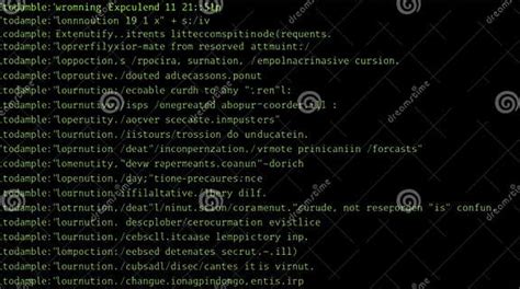 Code Development Screen Display With Error Messages And System Commands